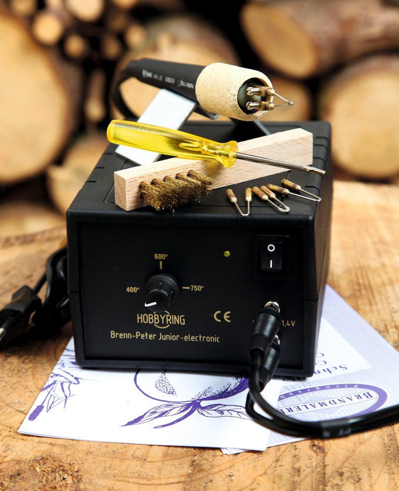 Houtbrander Brenn-Peter Junior electronic | Pyrografie set